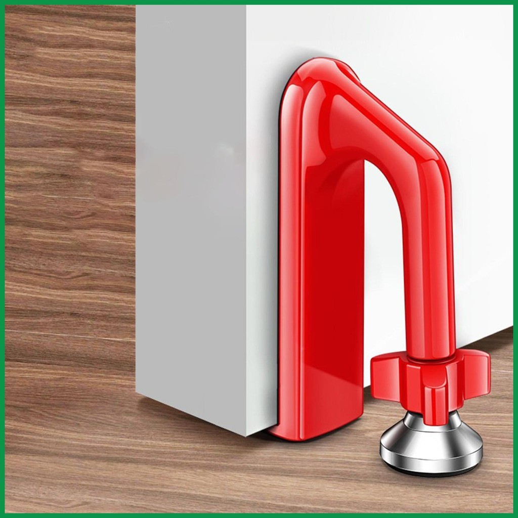 Door Jam Lock Aluminum Alloy Door Stopper Door Locks Portable Security ...