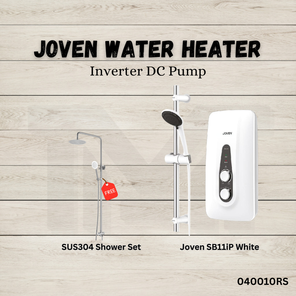 JOVEN SB11iP INVERTER SILENT DC PUMP INSTANT WATER HEATER WITH RAIN SHOWER | Shopee Malaysia