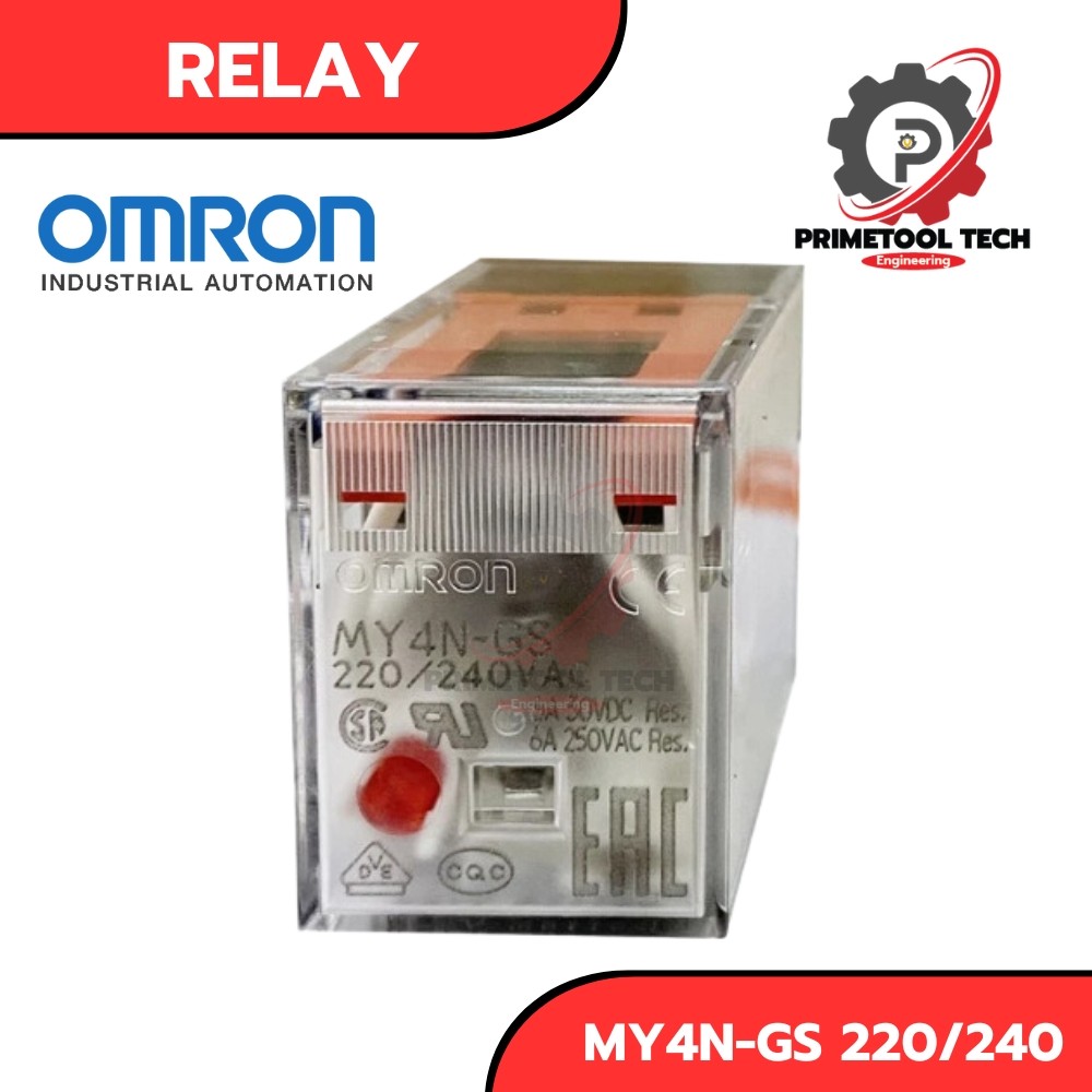 RELAY OMRON MY4N-GS 220VAC-Stock In Thailand | Shopee Malaysia