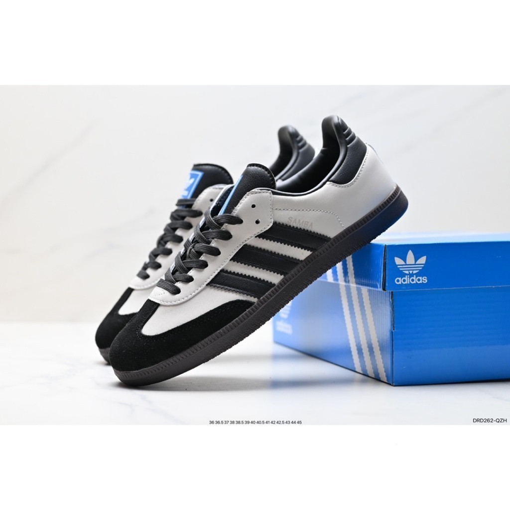 5MT9 Samba OG Steam Puppet Low-Top Sneakers Black Grey | Shopee Malaysia