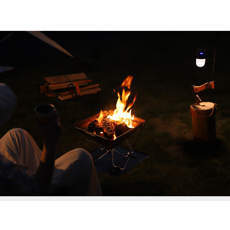 Camping Burning Table Portable Detachable Outdoor Stove Stainless Steel ...