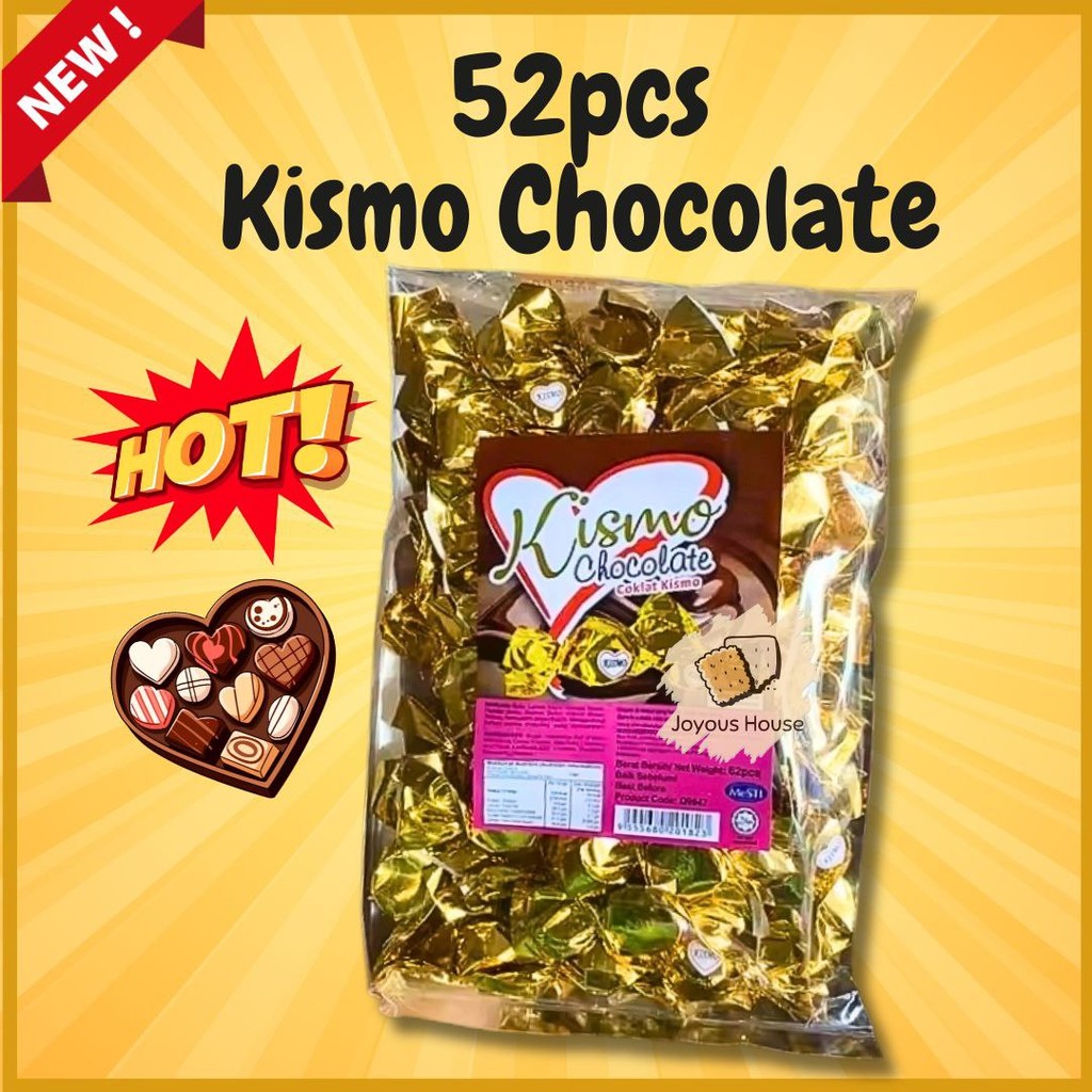 52pcs Kismo Milk Chocolate – Golden Kismo Halal Certified | Shopee Malaysia