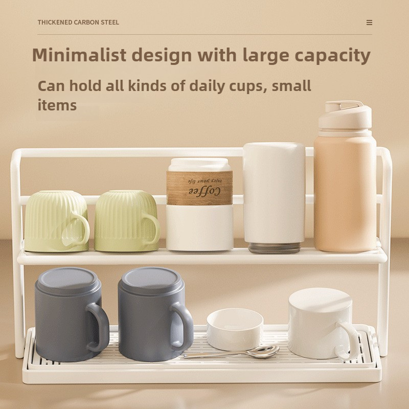 Cup Drying Rack Bottle Drying Rack Stand Double-Layer Mug Drying Rack ...