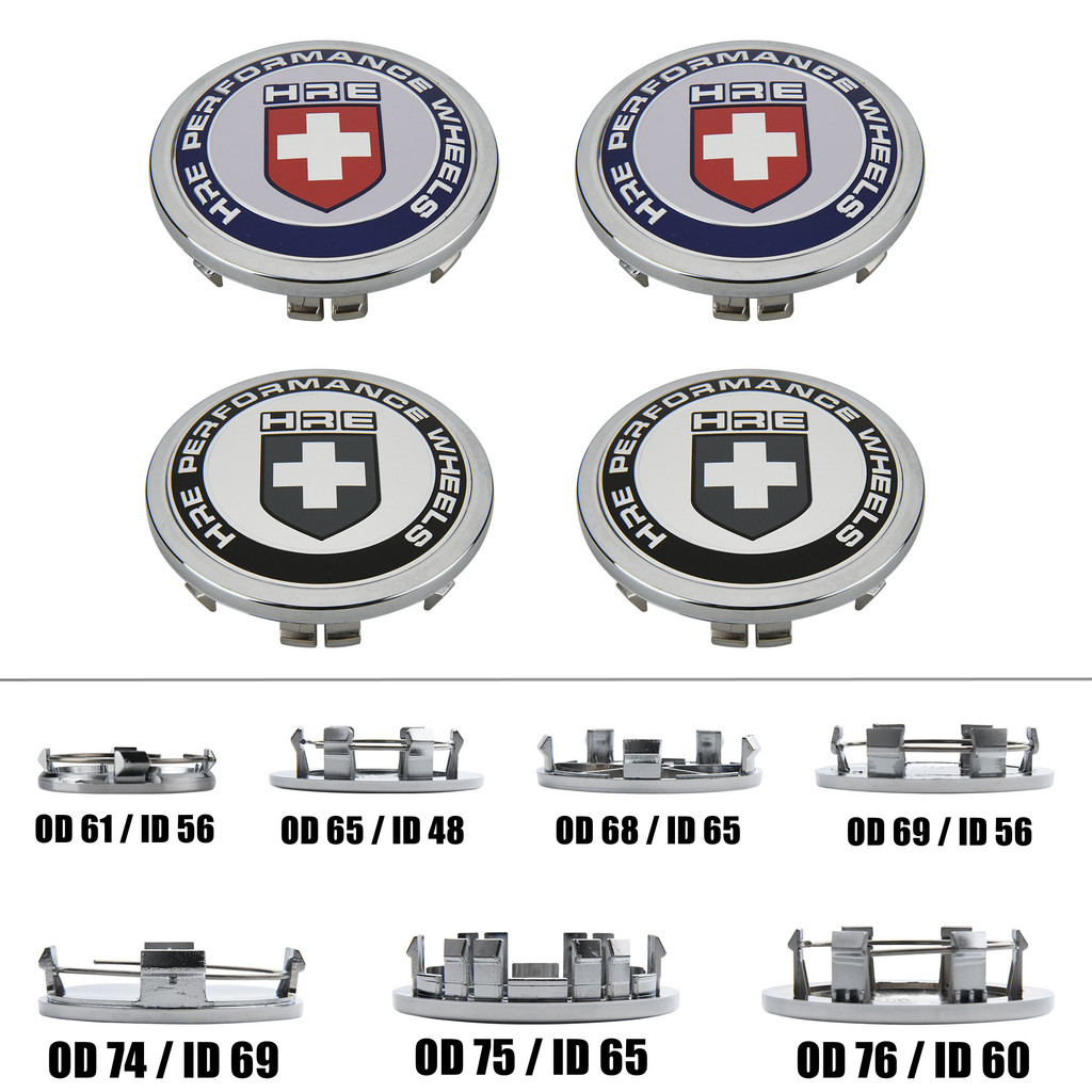 HRE Emblem Wheel Cap 68mm BMW / Audi Wheel Center Cap 69mm / Mercedes ...