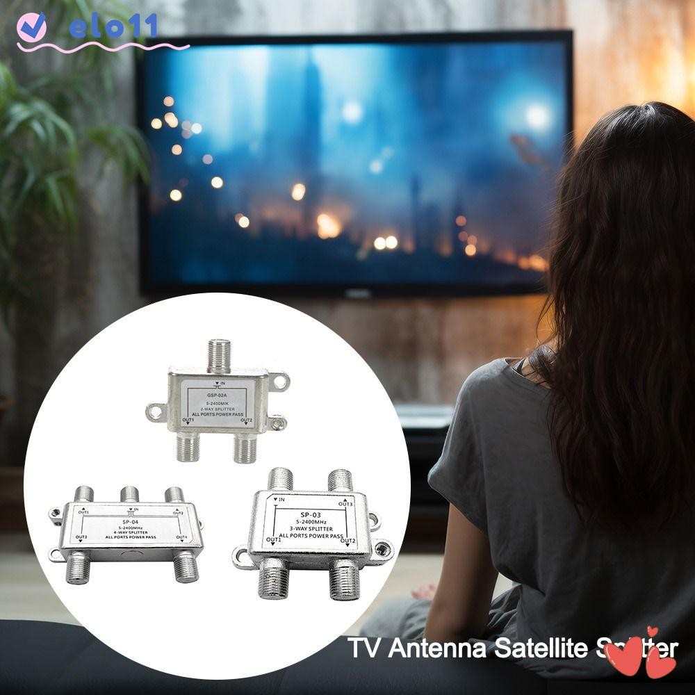 ELO11 TV Antenna Satellite Splitter, Cable TV Signal Receiver ...