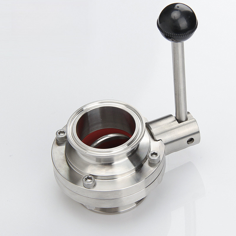 304/316 Stainless Steel Quick-Packing Butterfly Valve Craft Food ...