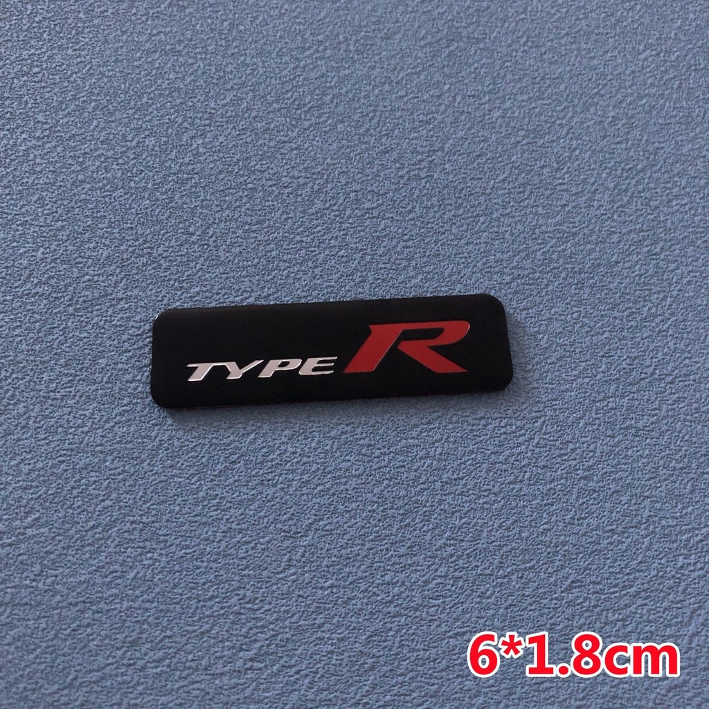 6*1.8CM 3D aluminum MUGEN TYPER RS letter car sticker decal badge ...