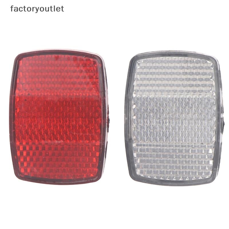 FCMY Bicycle Plastic Reflector Tail Light Reflector Front And Rear ...
