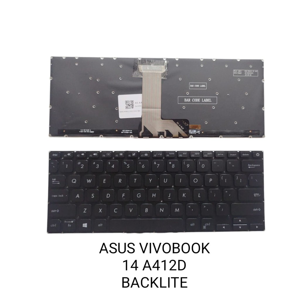 ASUS VIVOBOOK 14 A412D BACKLITE BLACK KEYBOARD | Shopee Malaysia