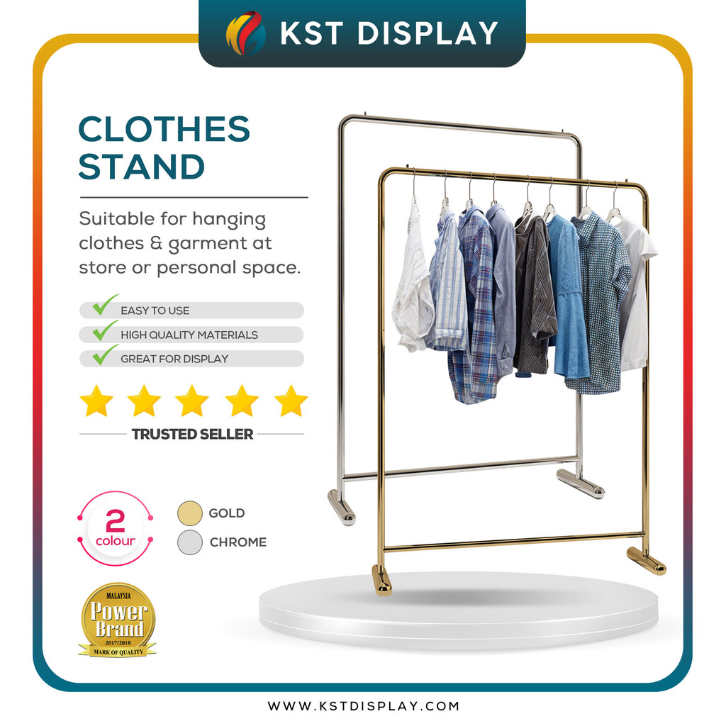 (HIGH QUALITY) Heavy Duty Clothes Stand / Display Stand / Garment ...