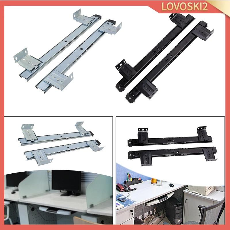 [LovoskiacMY] Keyboard Tray Slides Keyboard Drawer Tray Slide Rail Ball ...