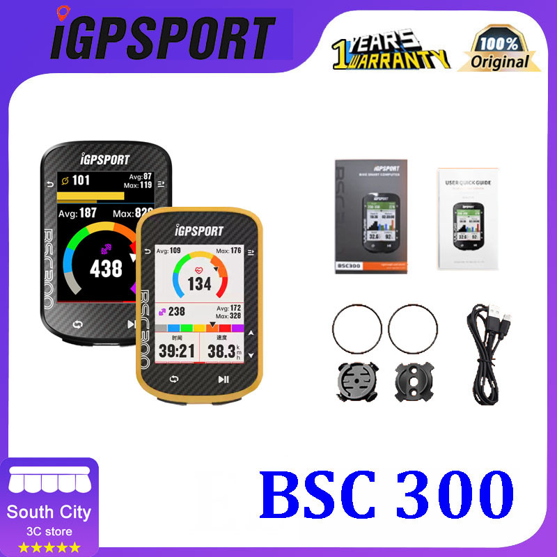 iGPSPORT BSC300 Bike GPS Computer Cycling Wireless Speedmeter Color ...