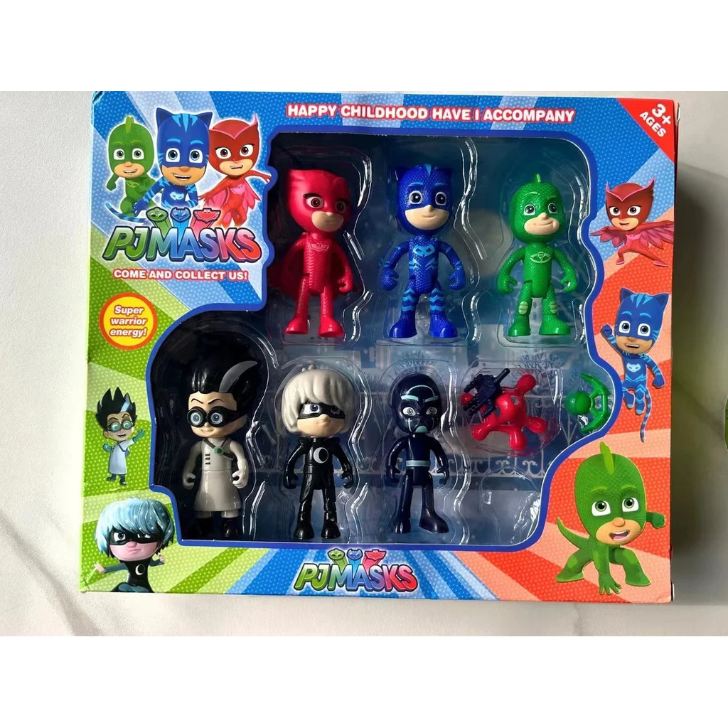 PJ Masks Action Figure 9pcs/Set Joint Moveable PJ Masks Doll Connor ...