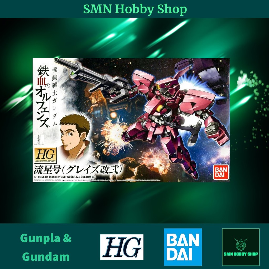 HG 1/144 Ryusei-Go Graze Custom II 012 Gunpla Gundam Toys Plastic Model ...