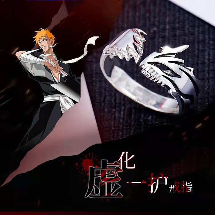 Bleach Anime peripheral ring Zangetsu ring Kurosaki Ichigo ring Couple ...