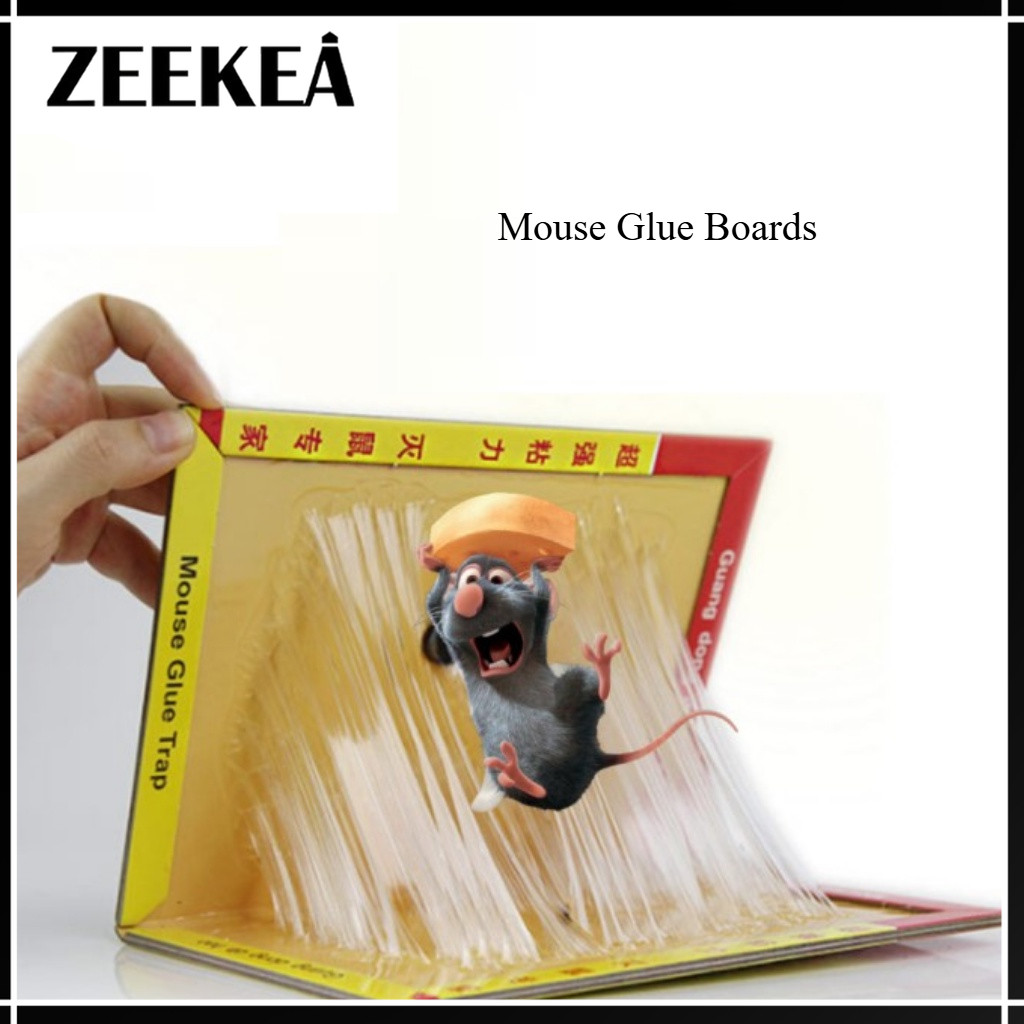 Zeekea Mouse Glue Boards,Large Rat Glue Pads,Extra Sticky Traps Large ...