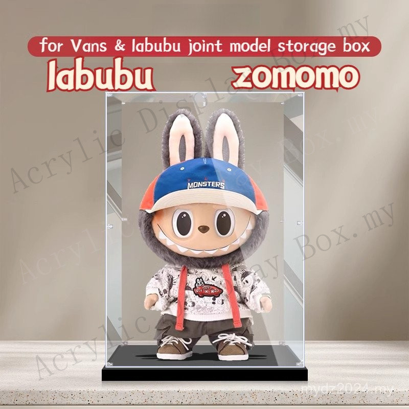 ️Transparent storage box popmart Labubu Zimomo blind box model box ...