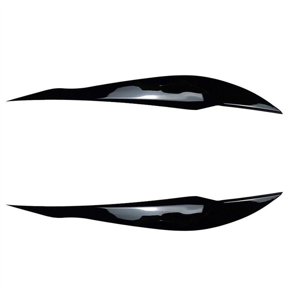 [BSL] 2Pcs F30 Headlight Cover Eyelid Gloss Black Eyebrow For BMW F30 ...