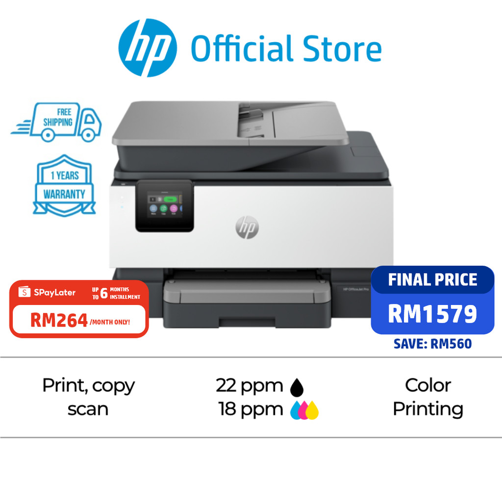 HP OfficeJet Pro 9130 All-in-One Printer (404L5C) / Color / Print Scan ...