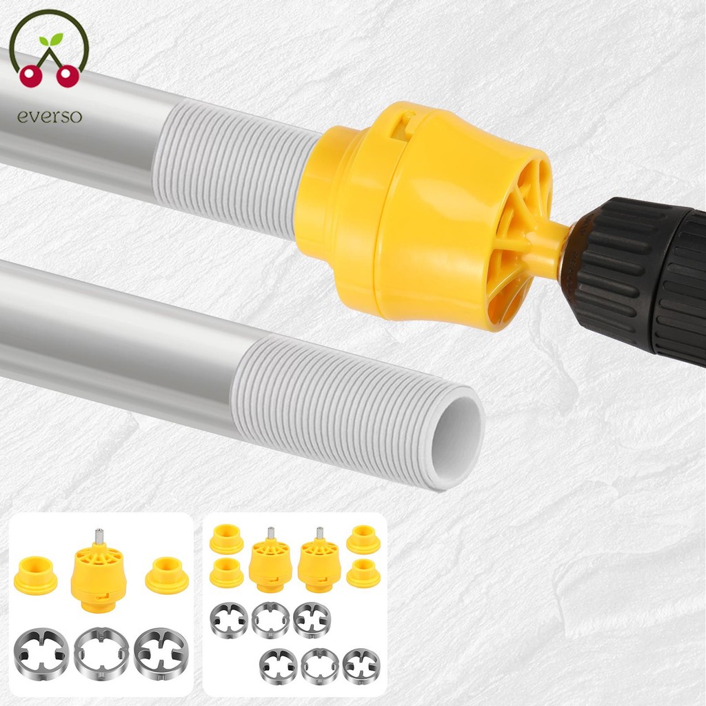 PVC Thread Maker Tool for Electric Drill Professional Pipe Threader Kit ...