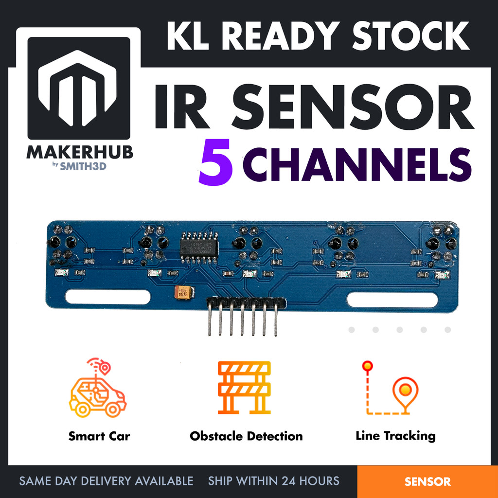 5c Ir Infrared Sensor Module Line Tracking Detector Arduino Tcrt5000 Smart Car Obstacle