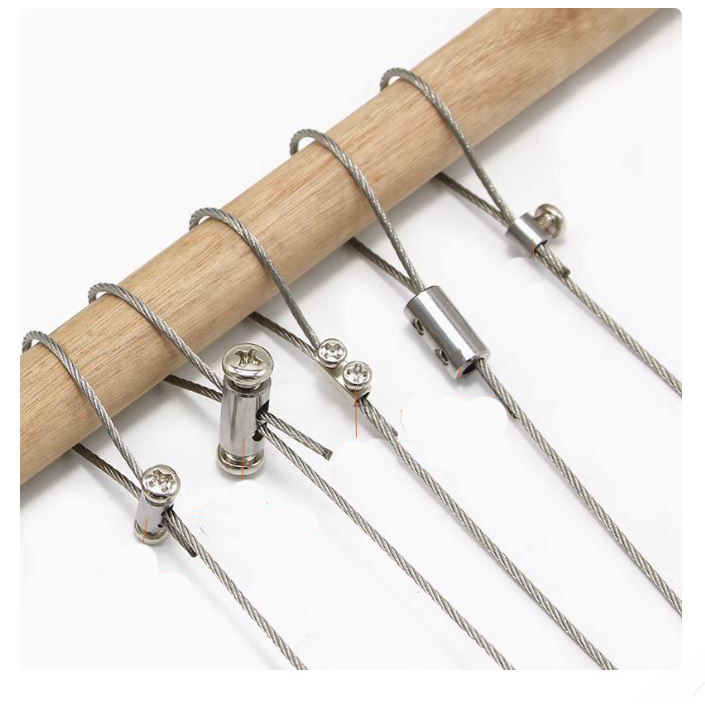 Wire Rope Lock Steel Wire Double Hole Locking Hub Aquarium Lighting ...