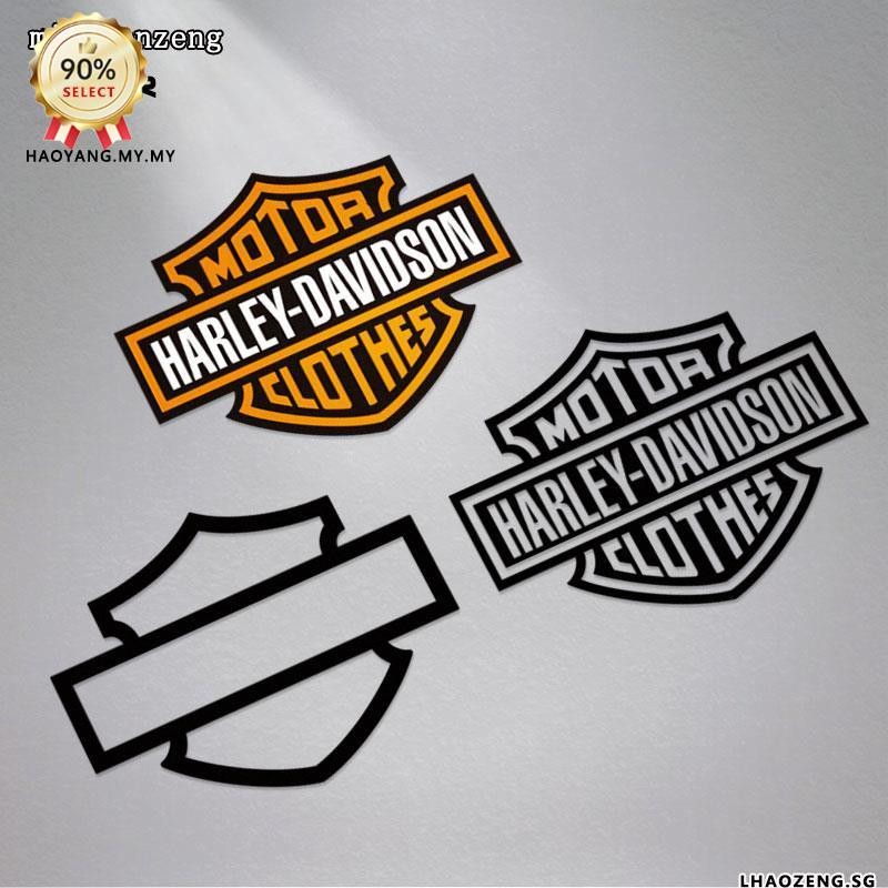 New Harley Motorcycle 883 Retro Style Decorative Stickers Helmet Fuel ...