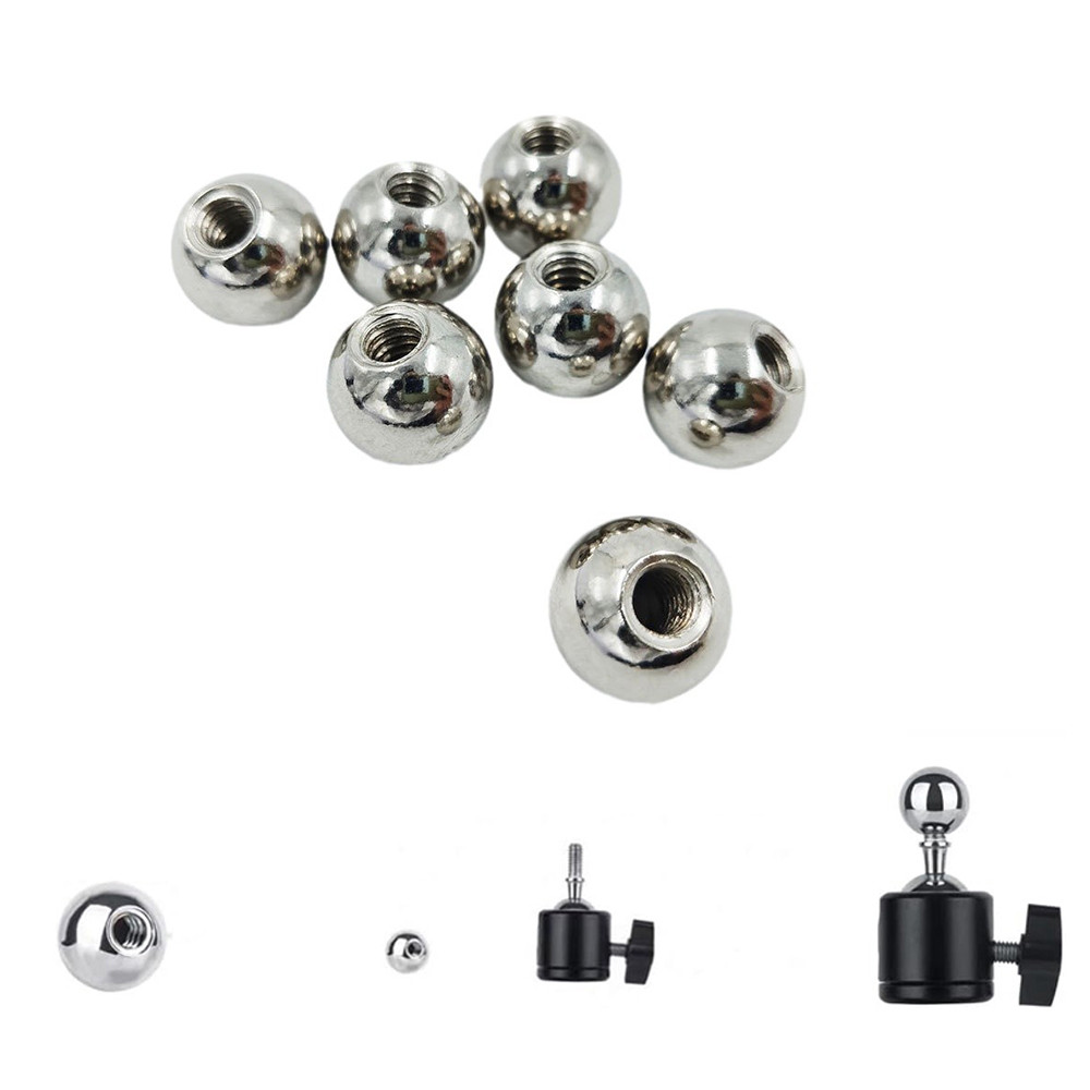 1.74cm threaded steel ball head cell phone clip 17.4mm round ball ball ...