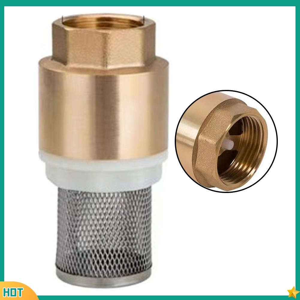 Check Valve Bottom Valve Suction Valves 1/2inch 3/4inch Strainers Brass ...