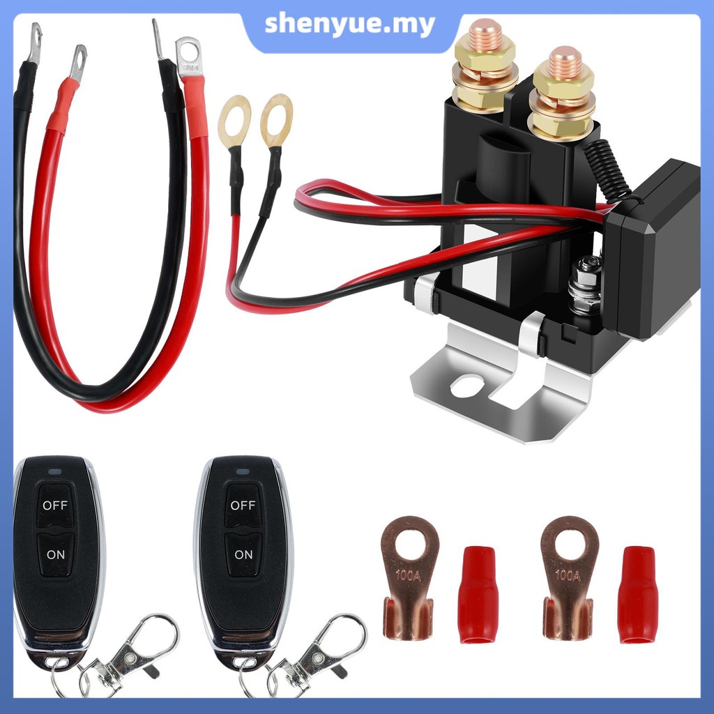Battery Disconnect Switch 12V DC 500A Starting 200A Rated Wireless ...