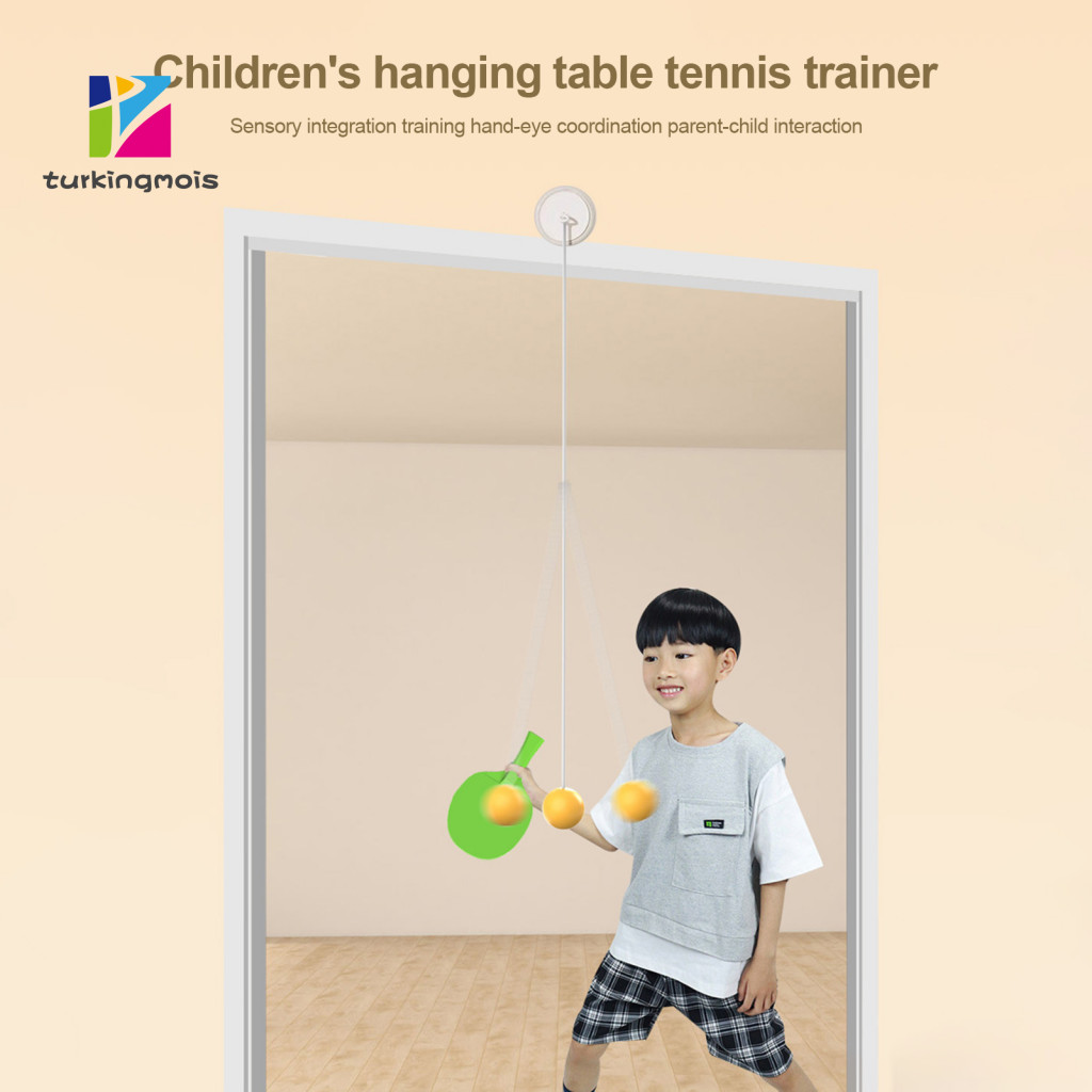 ZTUR_ Indoor Table Tennis Practice Set Environmentally Friendly Ping ...