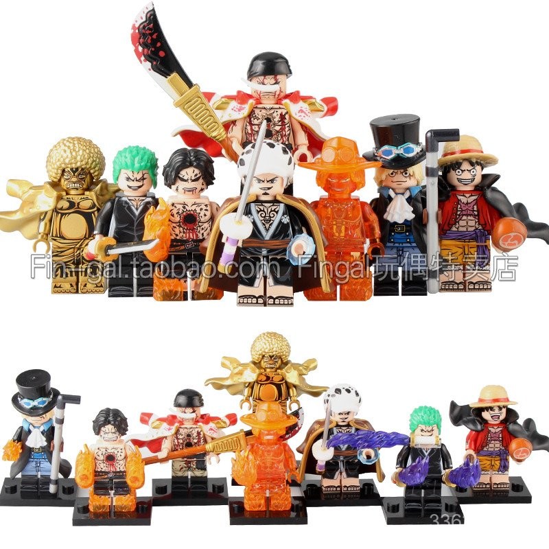 One Piece Luffy Toy Assembled Building Blocks | Shopee Malaysia