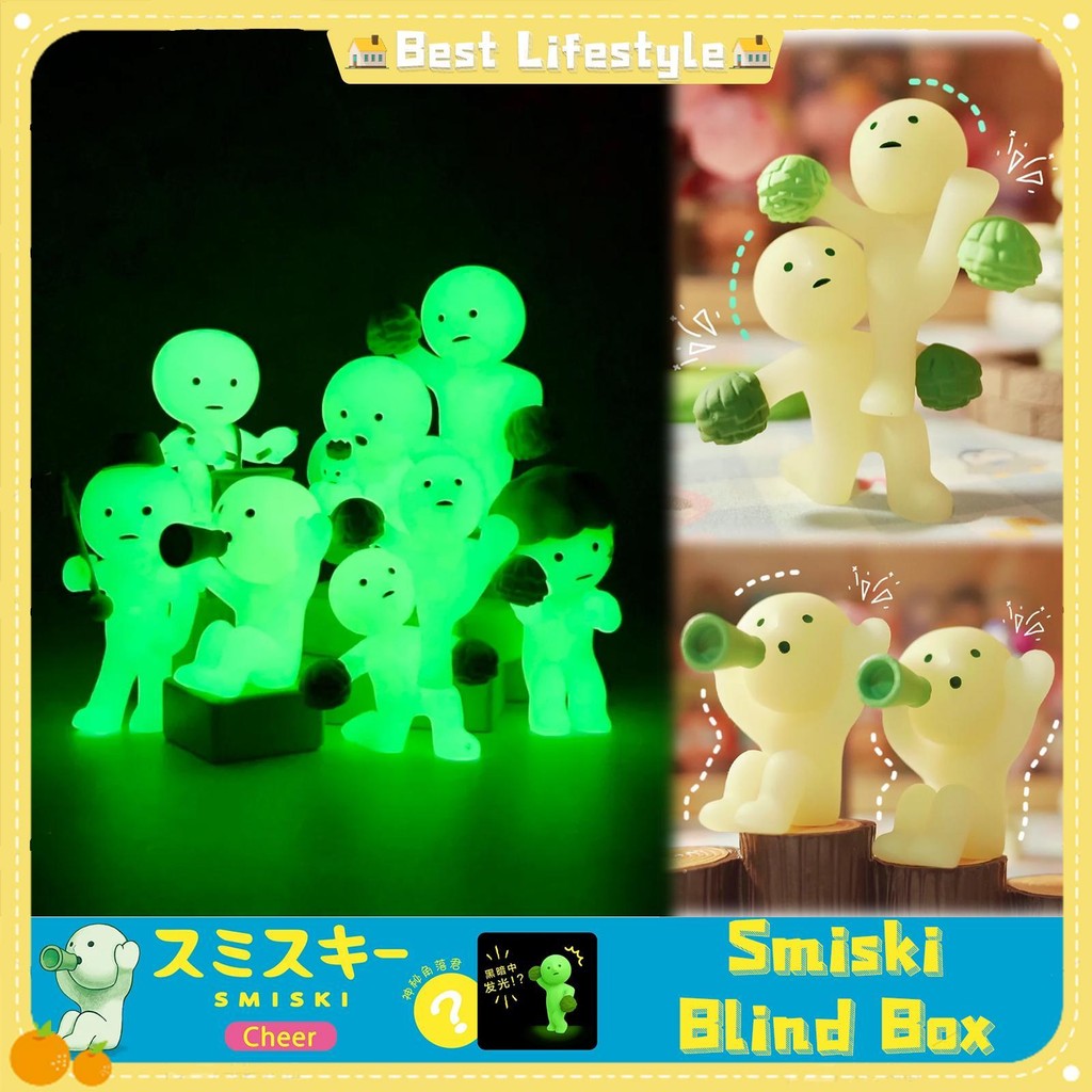 Smiski Blind Box | Smiski Anime Doll Cute Miniature Cartoon Figure ...