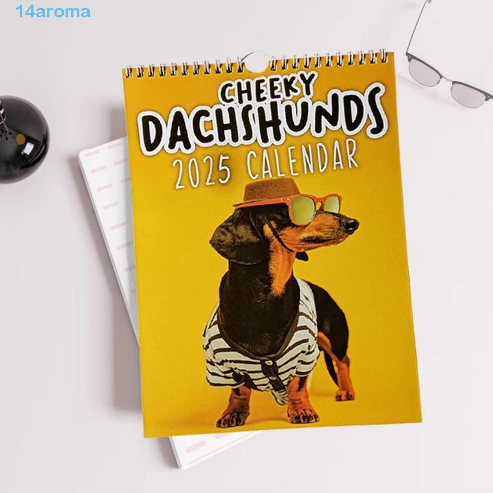 AROMA 2025 Calendar, Cute Pet Medieval Sausage Dog Themed Calendar ...
