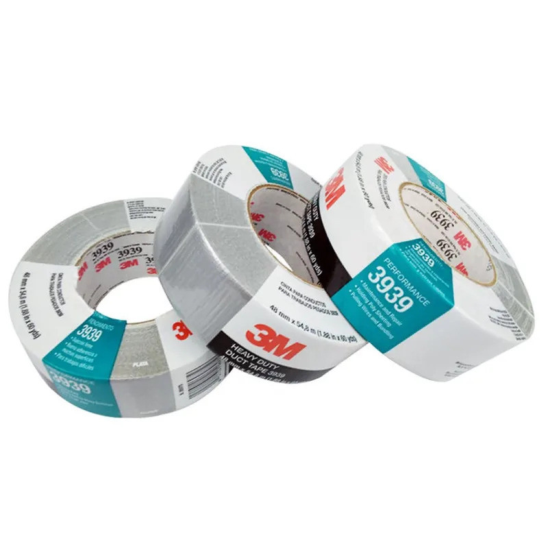 3M 3939 Sliver Cloth Duct Tape 200 Degree F Performance Temperature ...