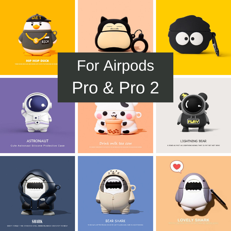 Airpod Pro & pro 2 Cartoon Case | Airpod pro 2 Cartoon Casing | pro 2nd ...