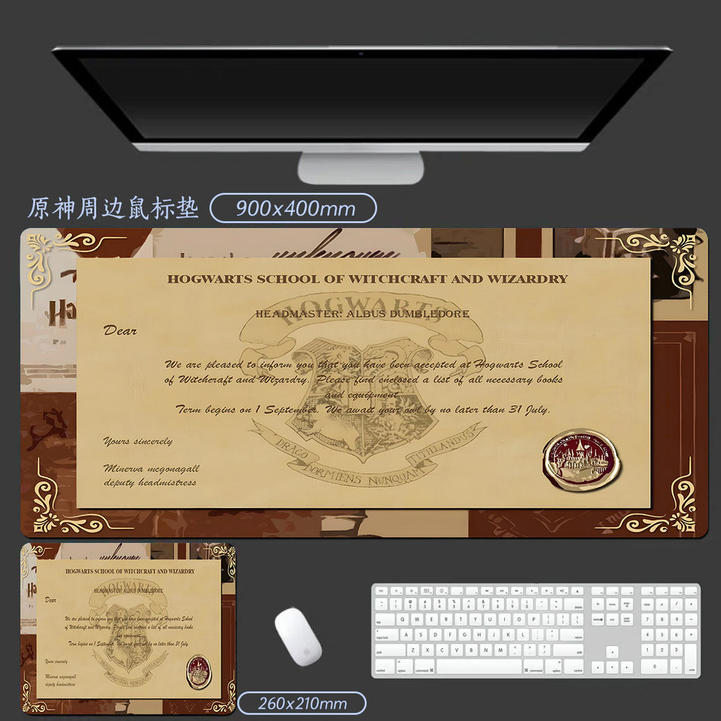 Harry Potter Harry Potter Mouse Pad Oversized Anime Keyboard Computer ...