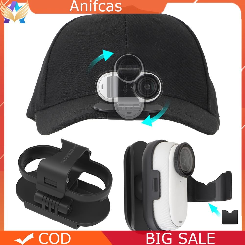 Brim Clip 360 Degree Sports Camera Mount Backpack Clip for Insta360 GO ...