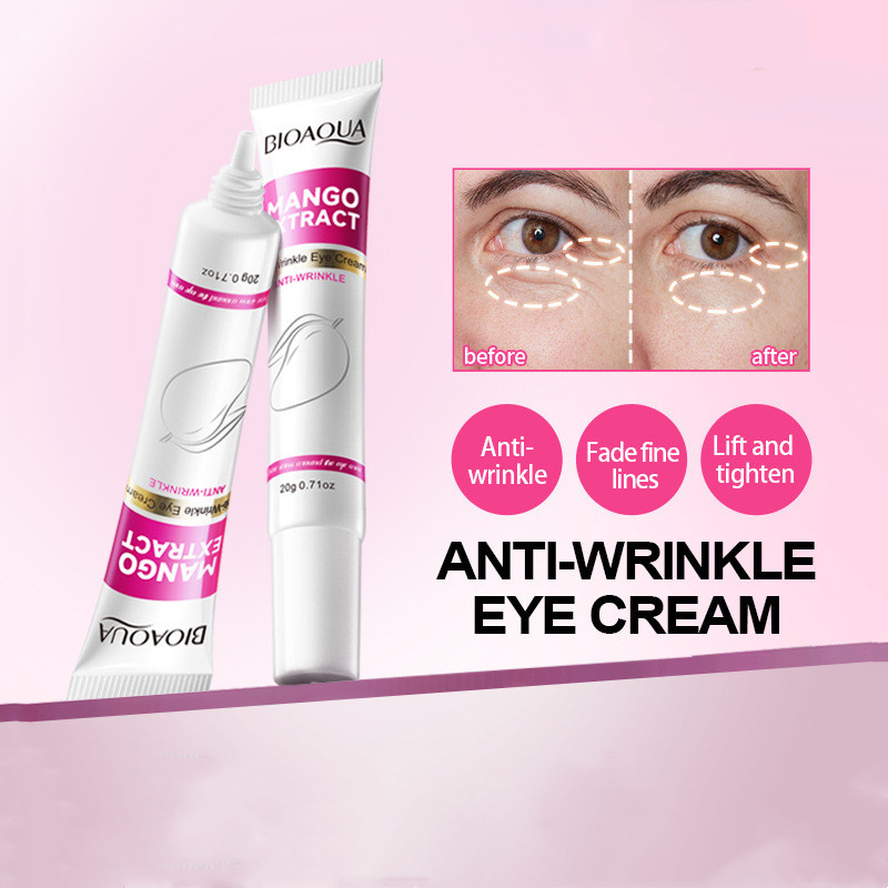 BIOAOUA Mango Anti-Wrinkle Eye Cream Improve Panda Eyes Firm Crow's ...