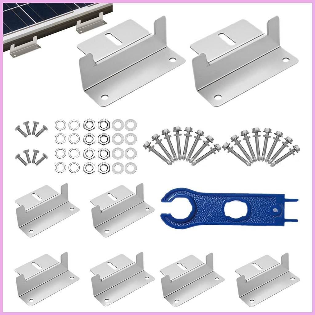 Solar Panel Mounting Z Brackets 8 Units Mounting Brackets Aluminum ...