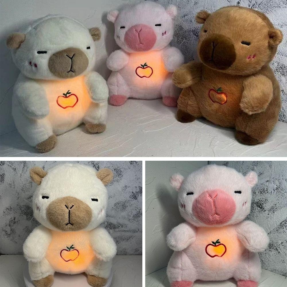 Soothing Sleeping Capybara Toy, Capibala Music Plush Capybara Cuddly ...