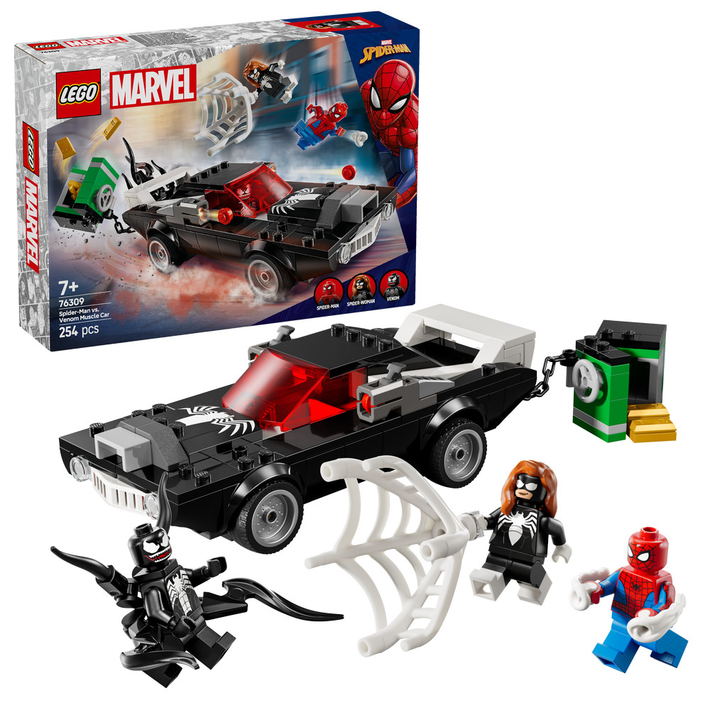 LEGO Super Heroes 76309 Spider-Man vs. Venom Muscle Car | Shopee Malaysia