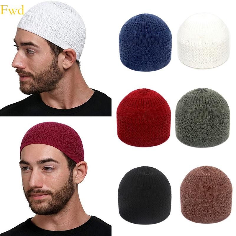 Fwd Cap Prayer Hat Topi Kufi for Head Wear Islamic Prayer Cap Men Many ...