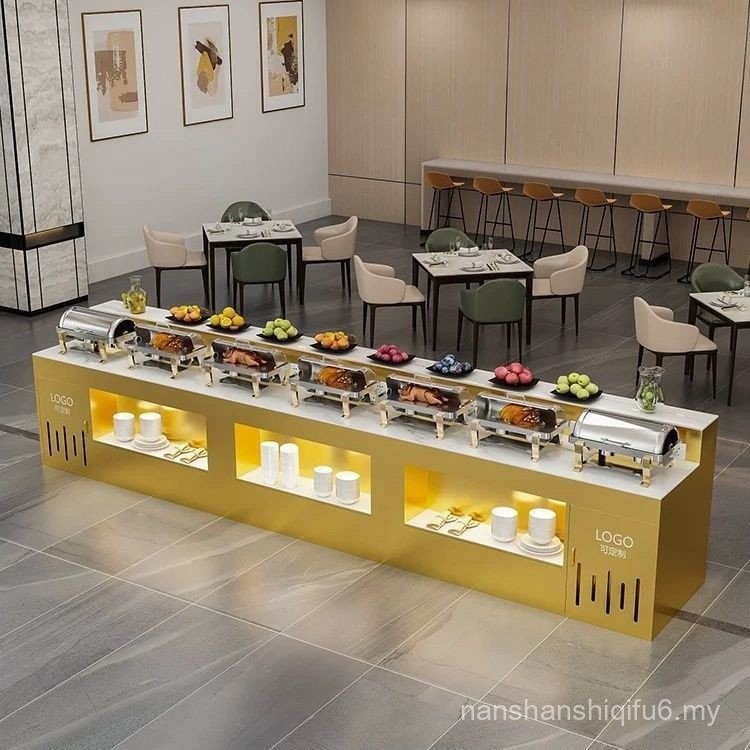 Hotel Unit Canteen Buffet Table Seasoning Table Restaurant Table ...