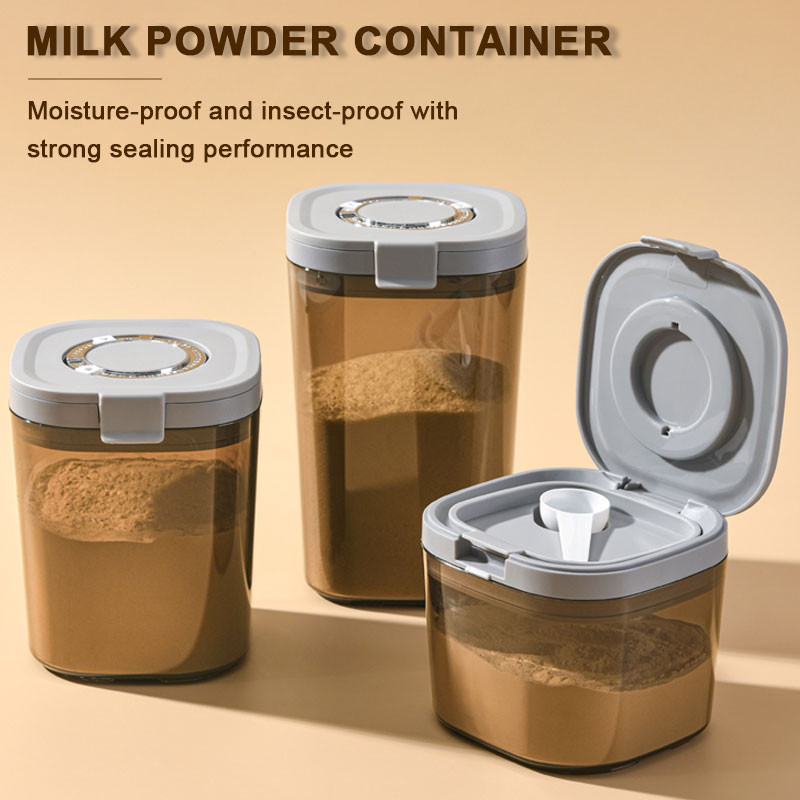【3 Sizes】800ml/1300ml/1800ml BPA Free Baby Formula Container - Airtight ...