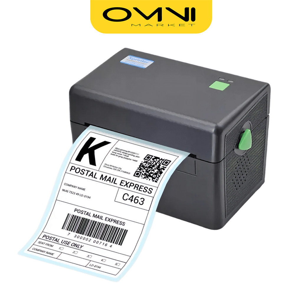 4 inch Barcode Xprinter Thermal Printer XP-DT108B Bluetooth USB Quality Label Receipt Printer ...