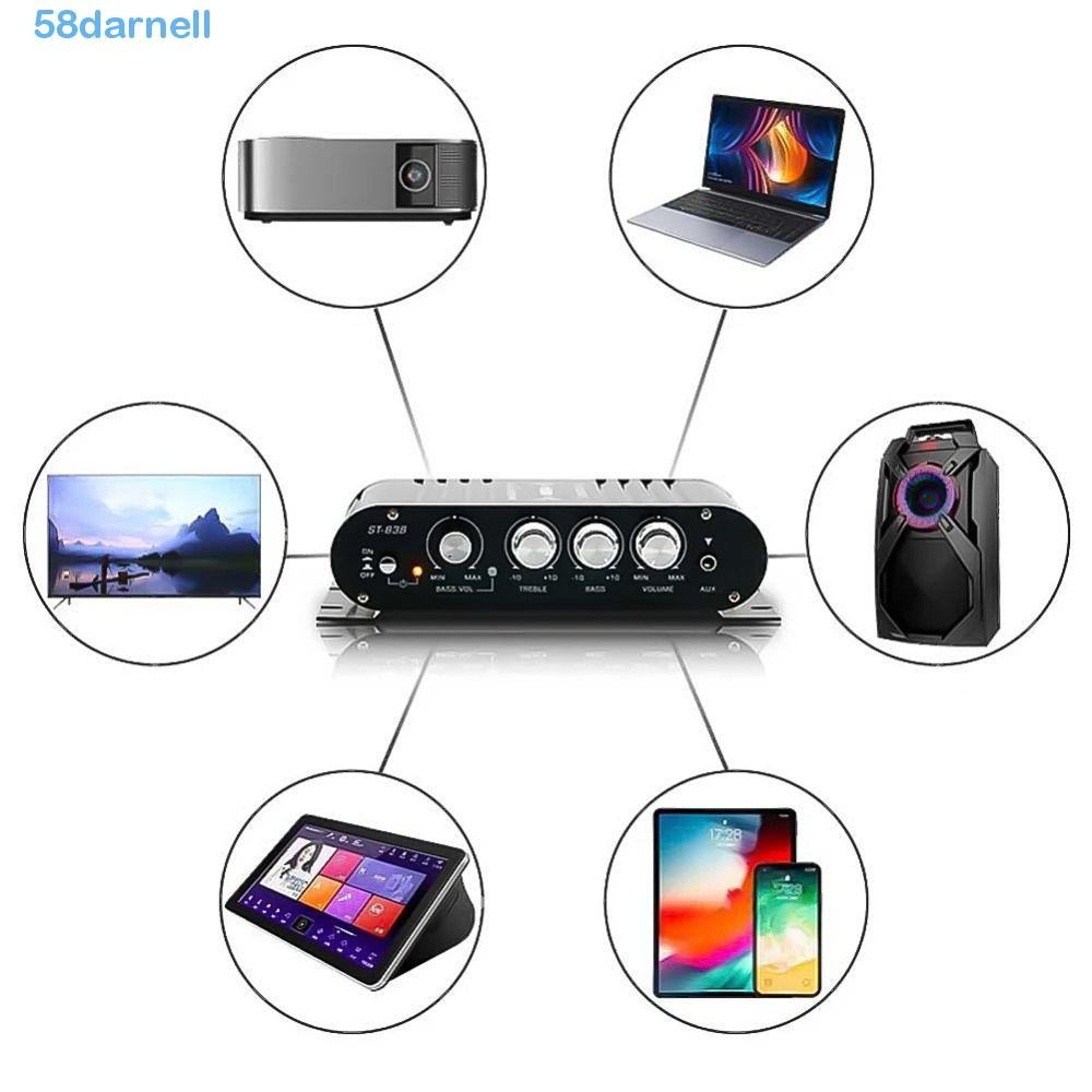 DARNELL Car Stereo Amplifier, Subwoofer Audio Output Audio Conditioner ...