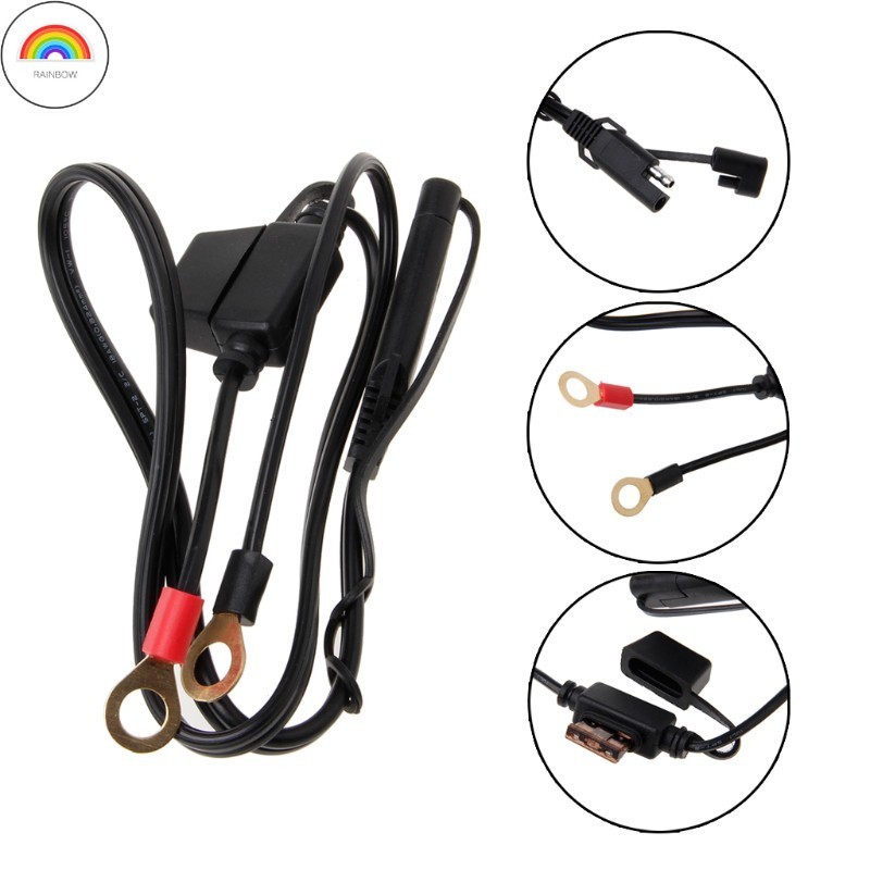 RD 12V Terminal To SAE Quick Disconnect Cable Motorcycle Battery Output ...