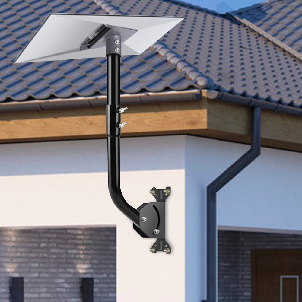Pole Mount+Pipe Adapter Wall Mount/Roof Mount Round Tube Adapter Pole ...