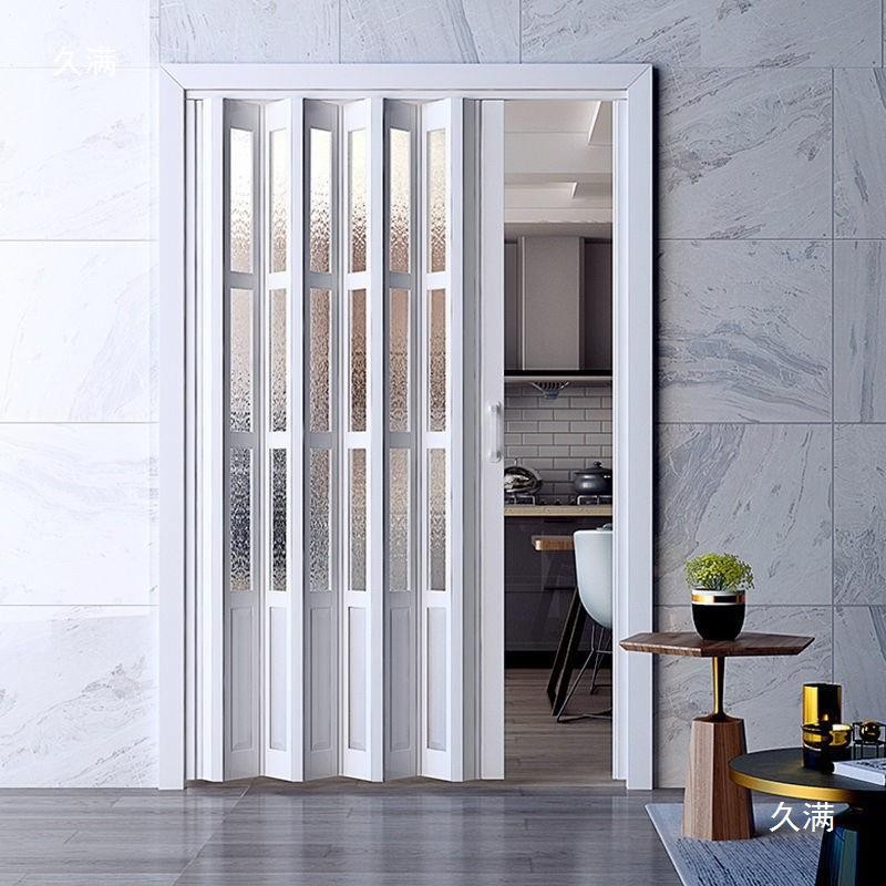 PVC Sliding Door Folding Door Partition Dining Room Kitchen Temporary ...